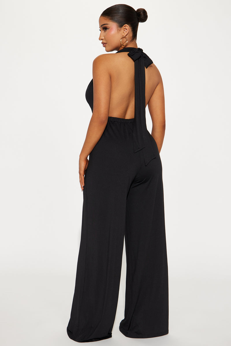 Curious Woman Jumpsuit Black Fashion Nova Jumpsuits Fashion Nova