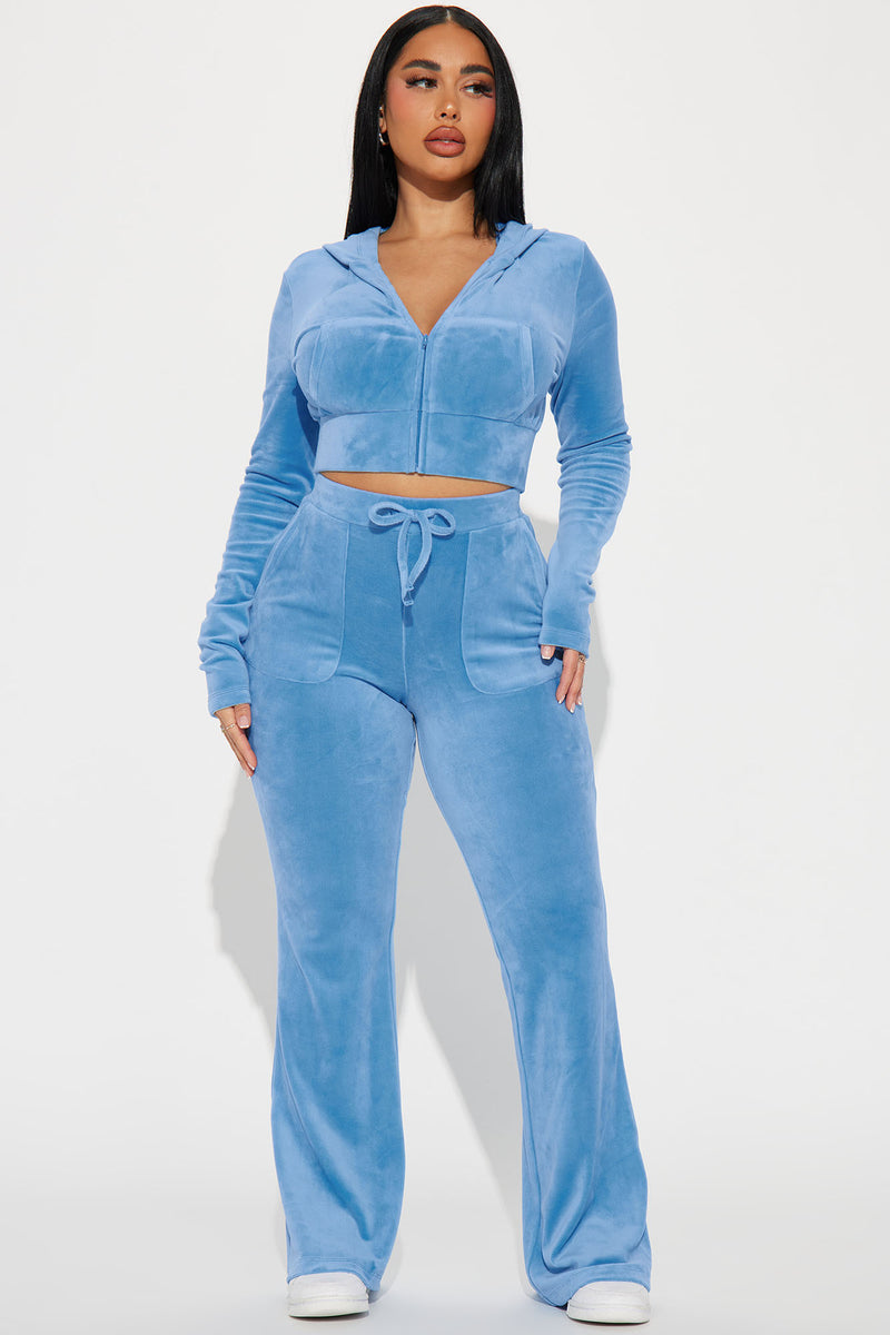 OG Lover Velour Pant Set - Blue | Fashion Nova, Matching Sets | Fashion Nova