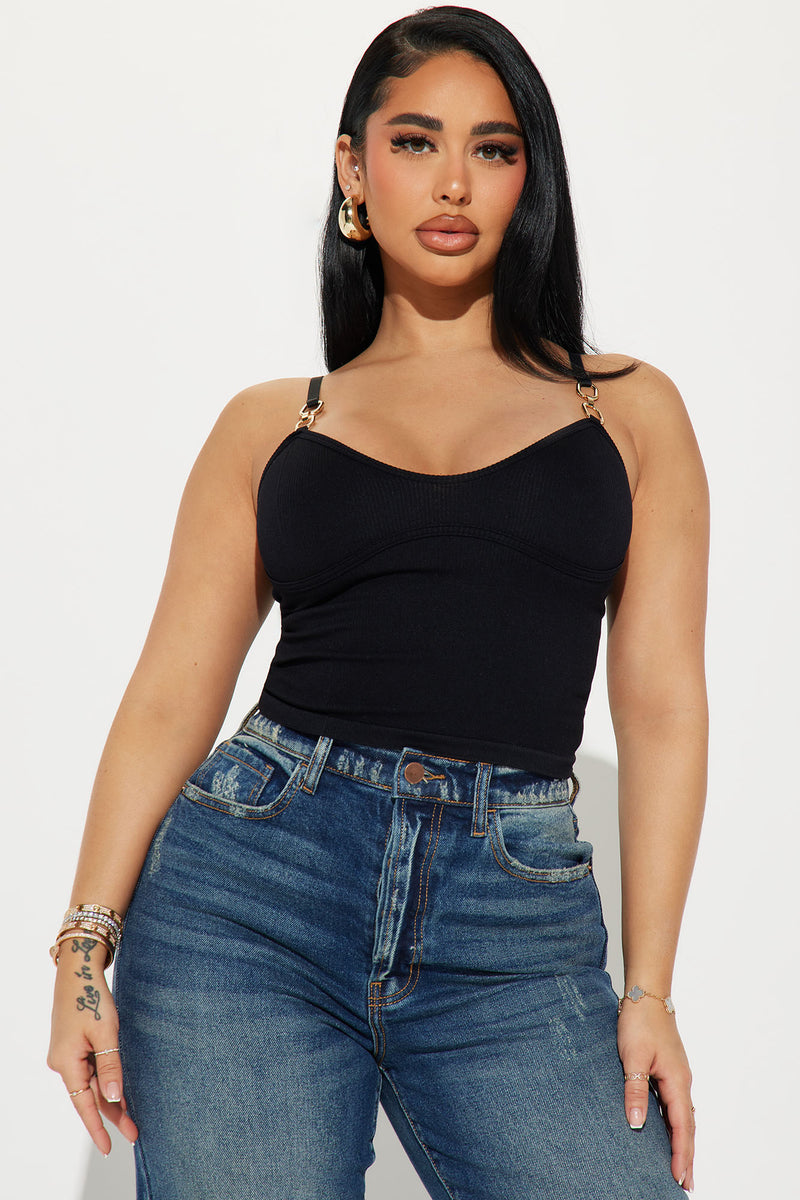 More Than You Can Handle Chain Top - Black | Fashion Nova, Knit Tops | Fashion Nova