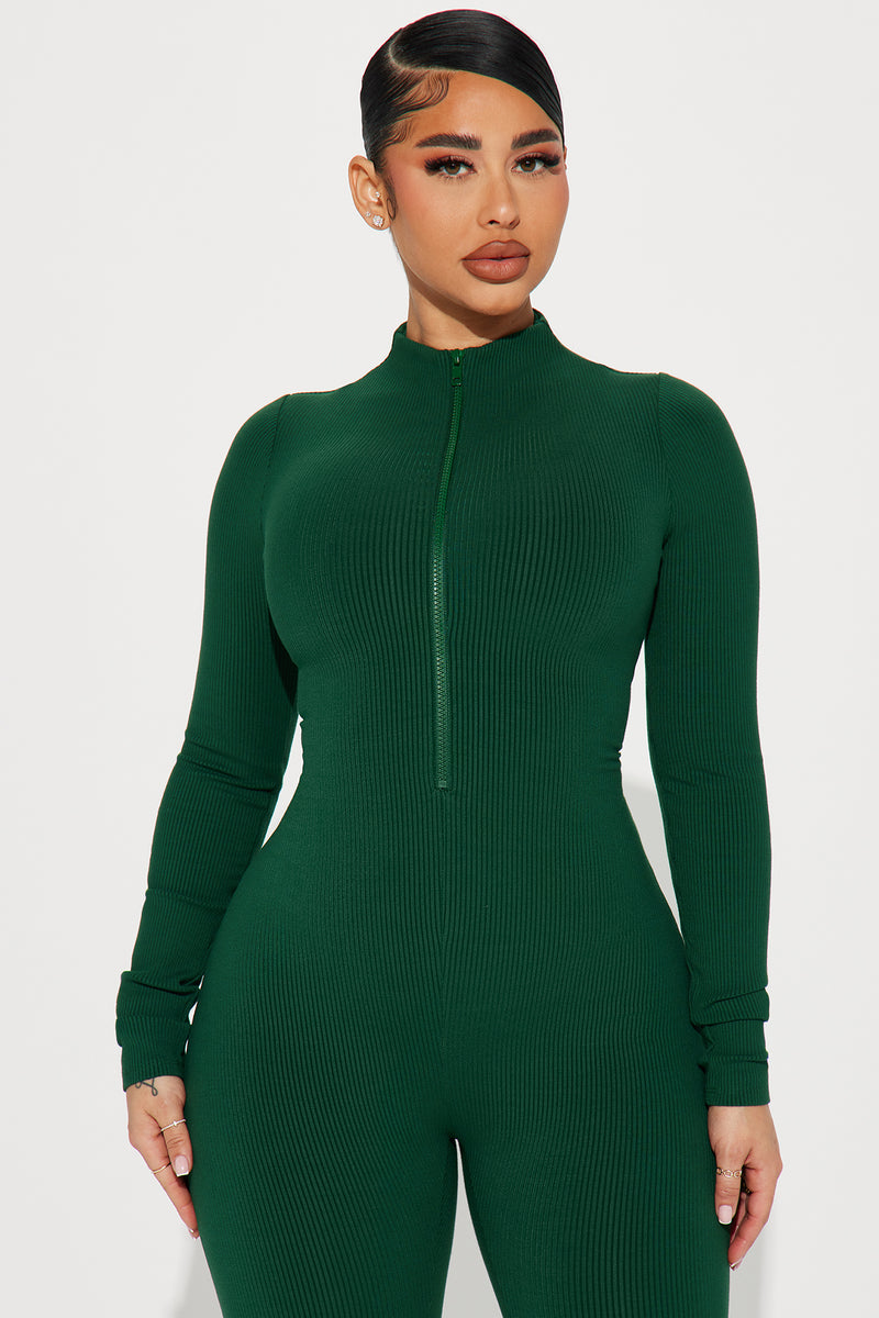 Anabel Snatched Jumpsuit Hunter Fashion Nova Jumpsuits Fashion Nova