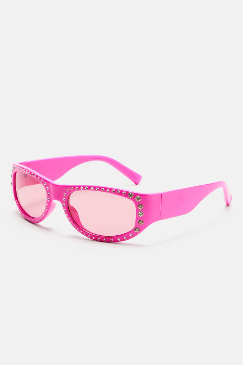 Exclusive To Me Sunglasses Hot Pink Fashion Nova Sunglasses