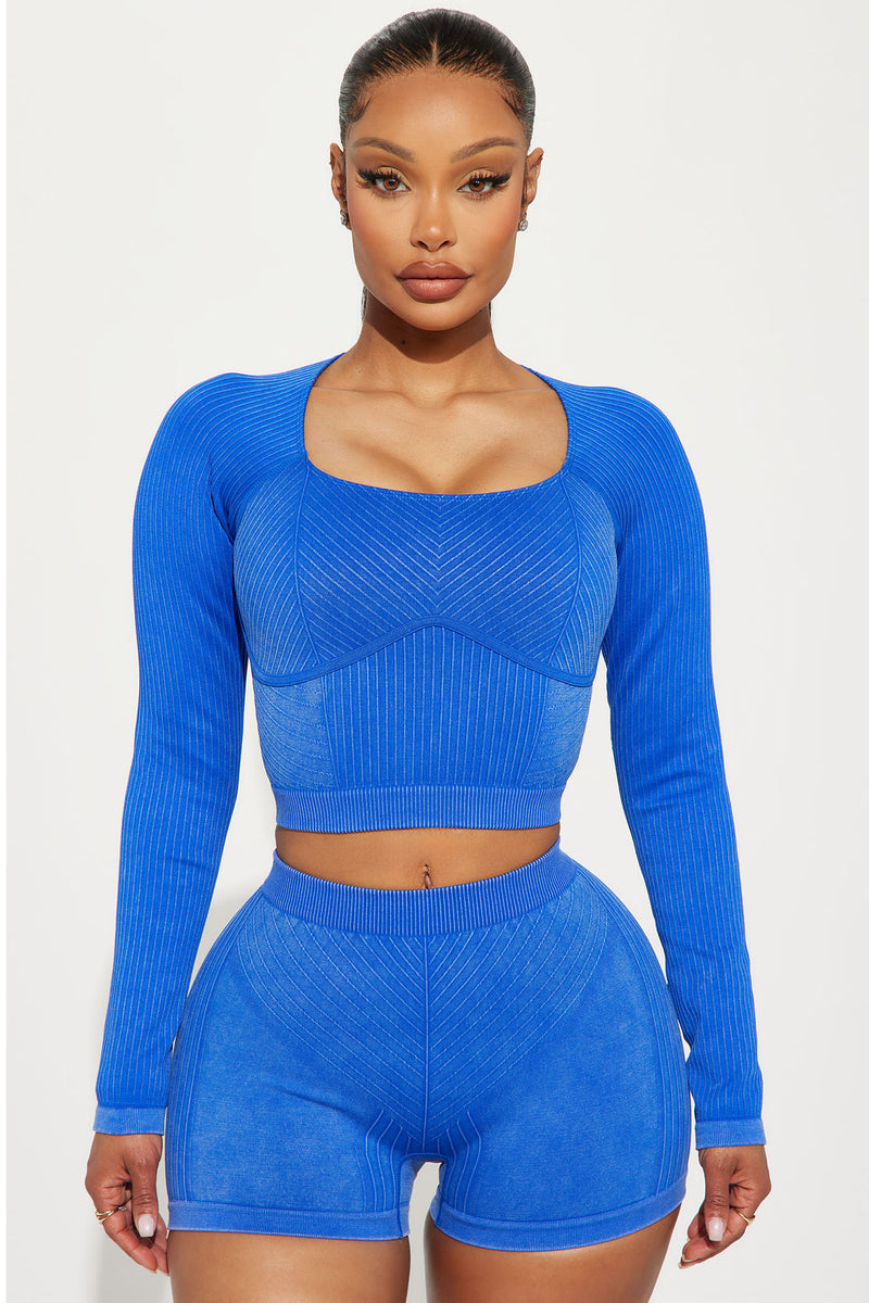 Morning Cycling Seamless Active Top Royal Fashion Nova Nova Sport