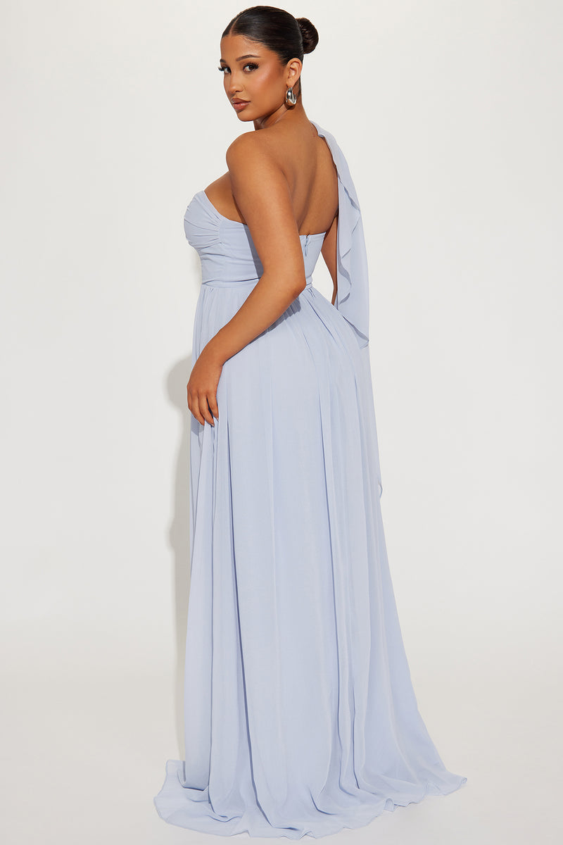 Bita Chiffon Gown - Light Blue | Fashion Nova, Dresses | Fashion Nova