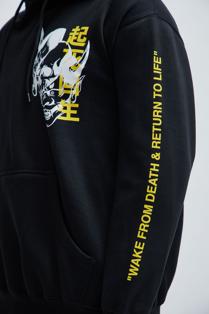 Return To Life Hoodie - Black | Fashion Nova, Mens Graphic Tees | Fashion Nova