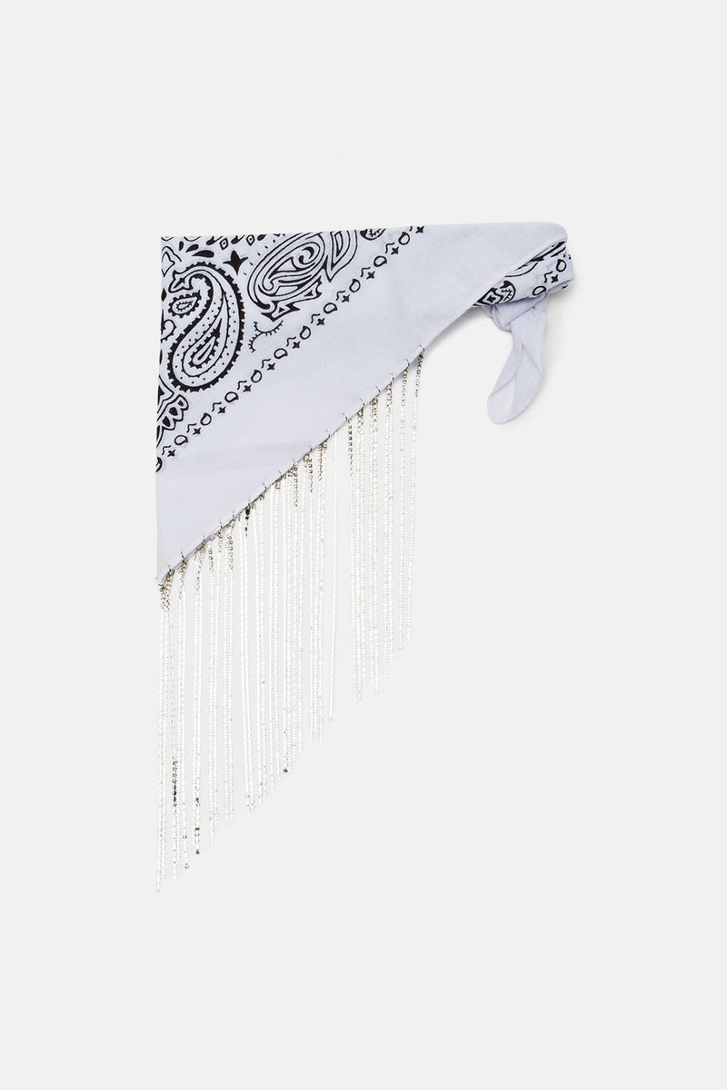 Stagecoach Cutie Bandana White Fashion Nova Accessories Fashion Nova