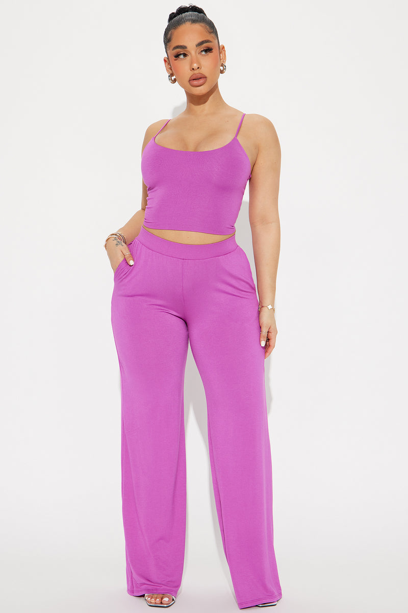 Jaylyn Easy Pant Set - Orchid | Fashion Nova, Matching Sets | Fashion Nova