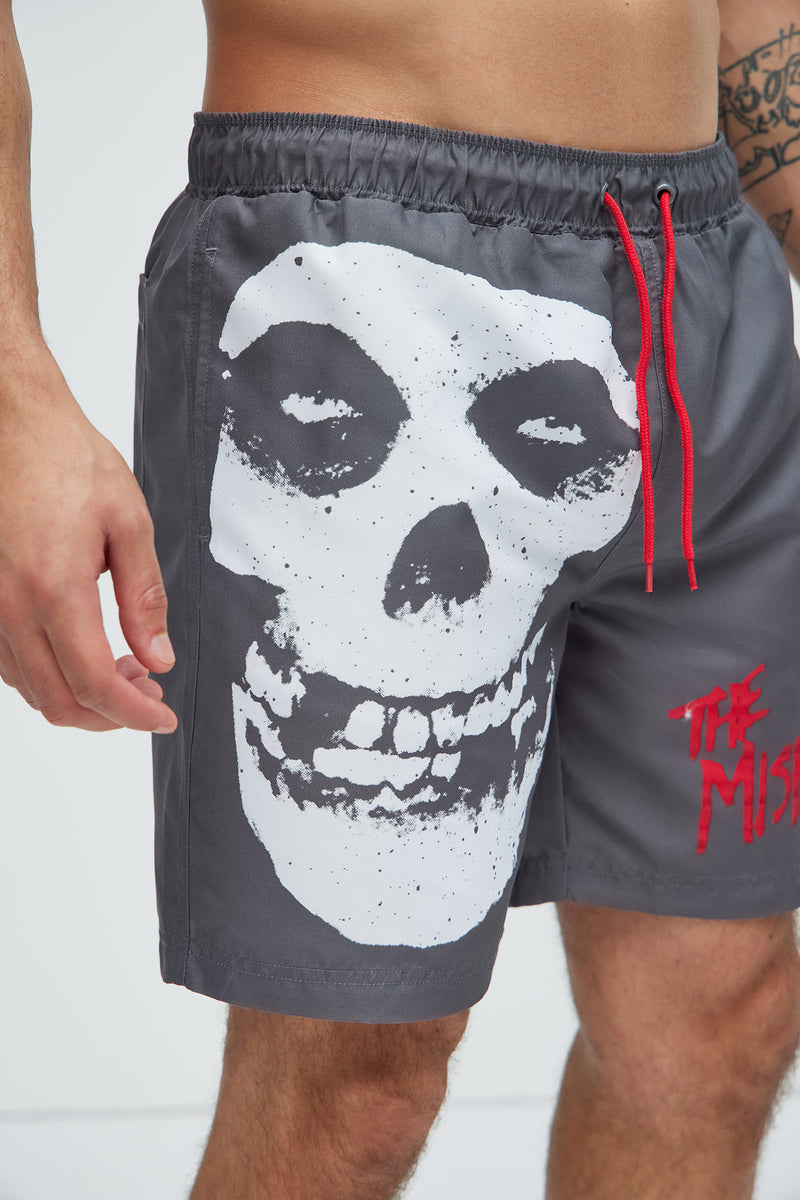 The Misfits Swim Trunks Charcoal Fashion Nova Mens Swim Fashion Nova