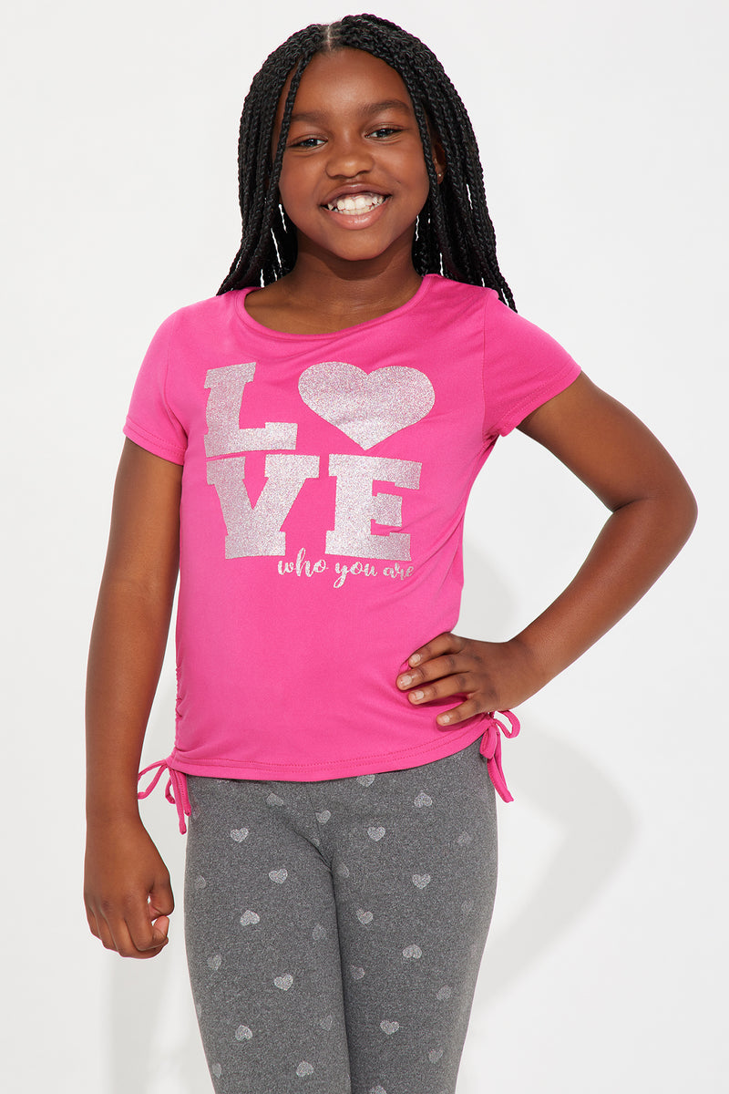 Mini Spread The Love Legging Set - Pink/combo | Fashion Nova, Kids Sets | Fashion Nova