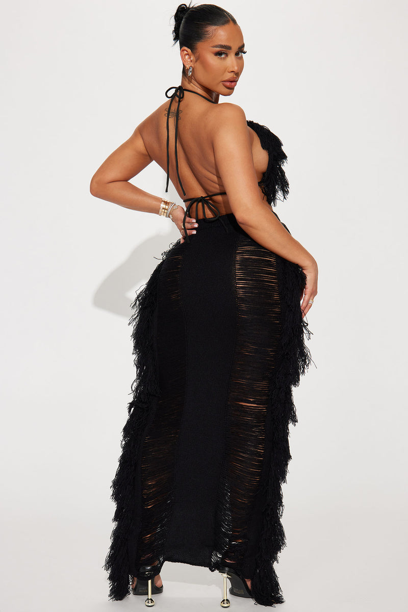 Call Me Again Fringe Skirt Set - Black | Fashion Nova, Matching Sets ... Call Me Again Fringe Skirt Set - Black | Fashion Nova, Matching Sets ...
