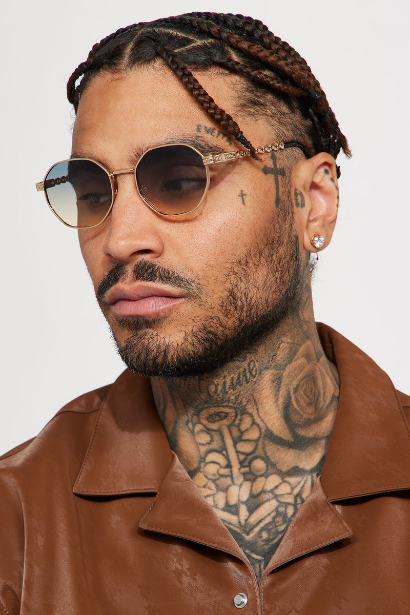 Always More Sunglasses Greygold Fashion Nova Mens Sunglasses