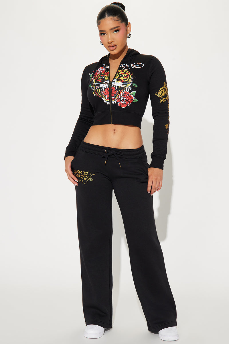 Ed Hardy Tiger Pant Set - Black | Fashion Nova, Matching Sets | Fashion Nova