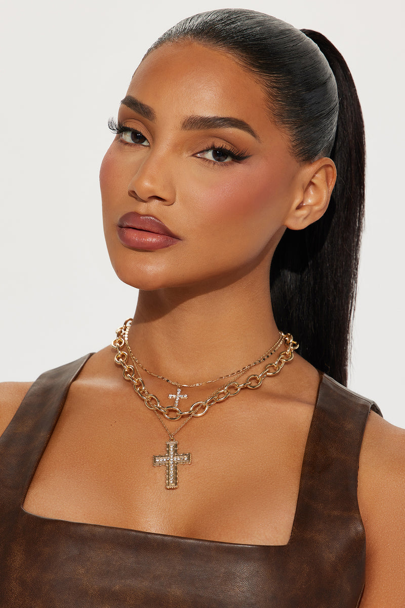 Put On Your Sunday Bless Necklace Gold Fashion Nova Jewelry Fashion Nova
