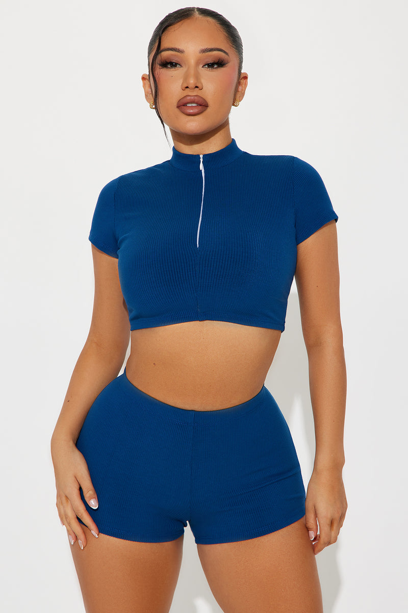 Noelle Snatched Short Set - Navy | Fashion Nova, Matching Sets | Fashion Nova