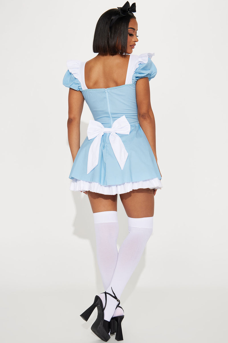 In Wonder World 3 Piece Costume Set Blue Combo Fashion Nova