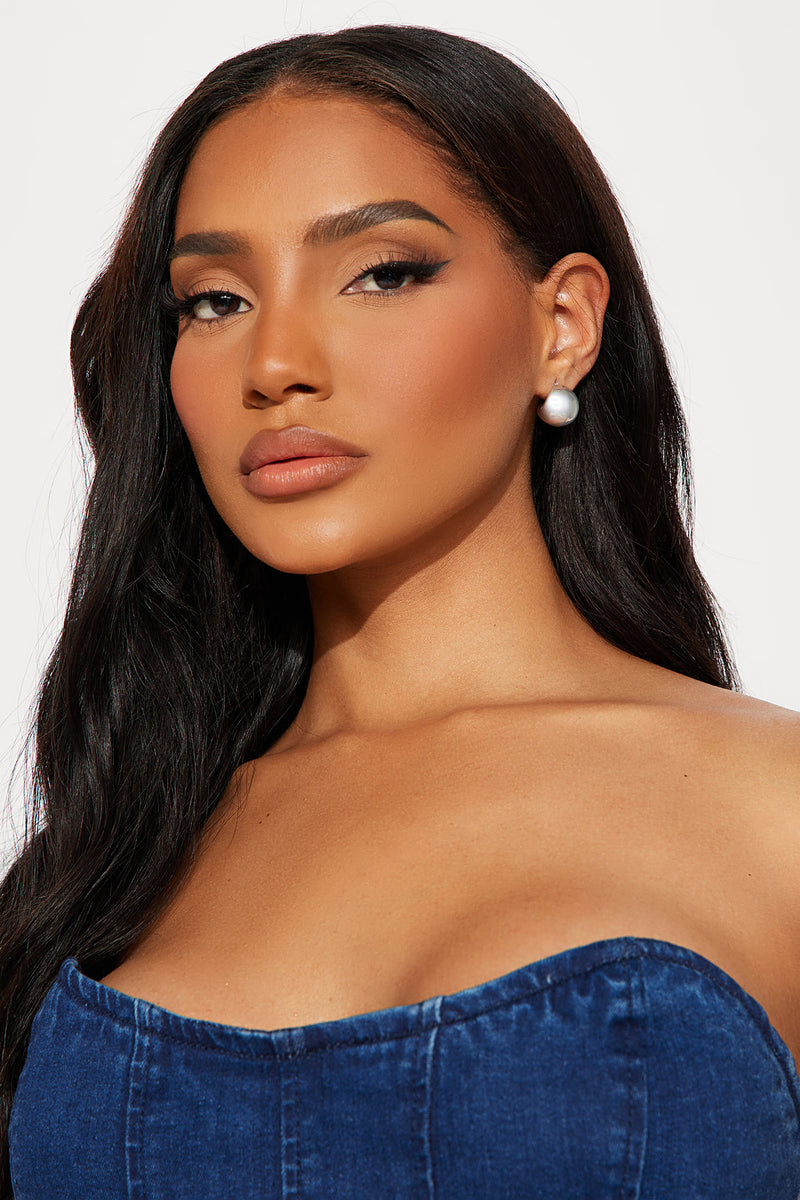 Tate Drop Earrings Silver Fashion Nova Jewelry Fashion Nova
