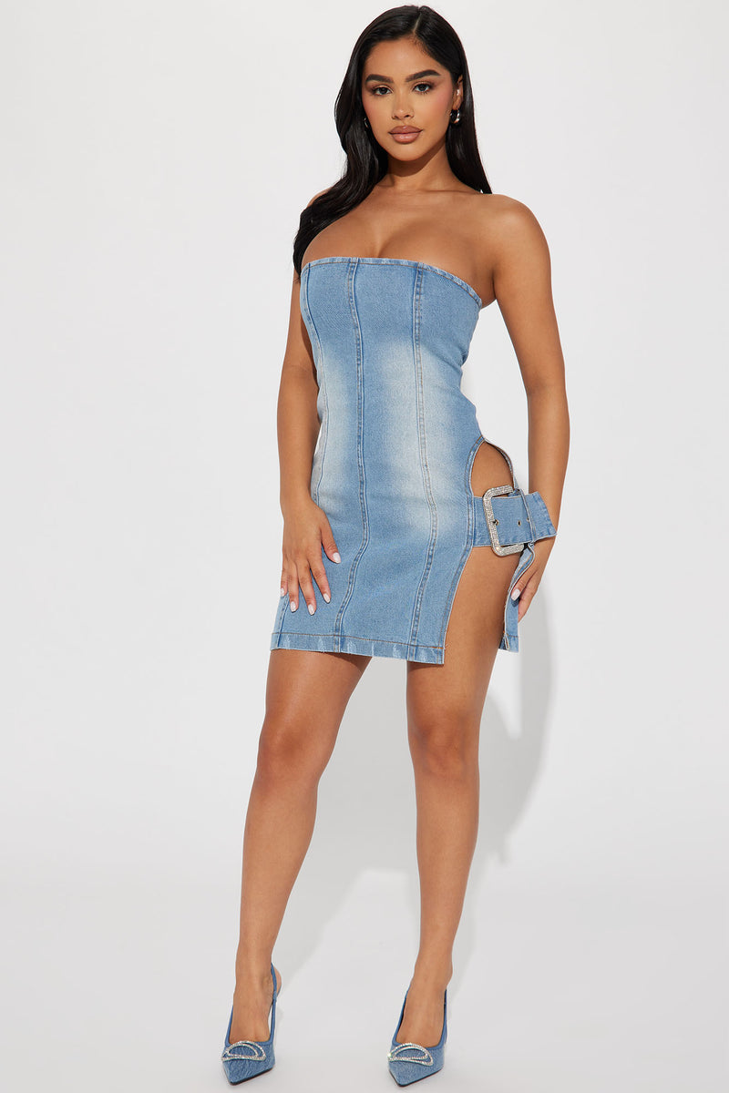 Dallas Denim Mini Dress Denim Fashion Nova Dresses Fashion Nova