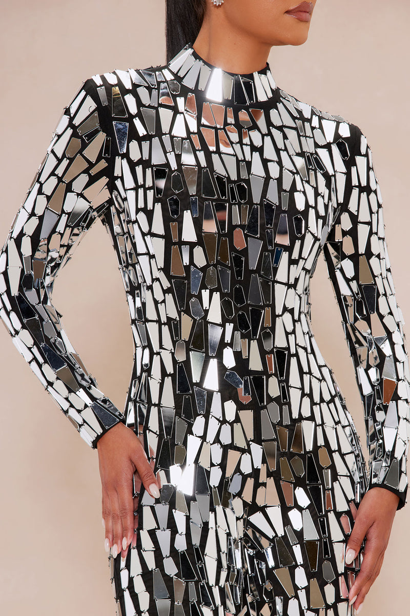 Celestia Mirror Jumpsuit - Black | Fashion Nova, Luxe | Fashion Nova