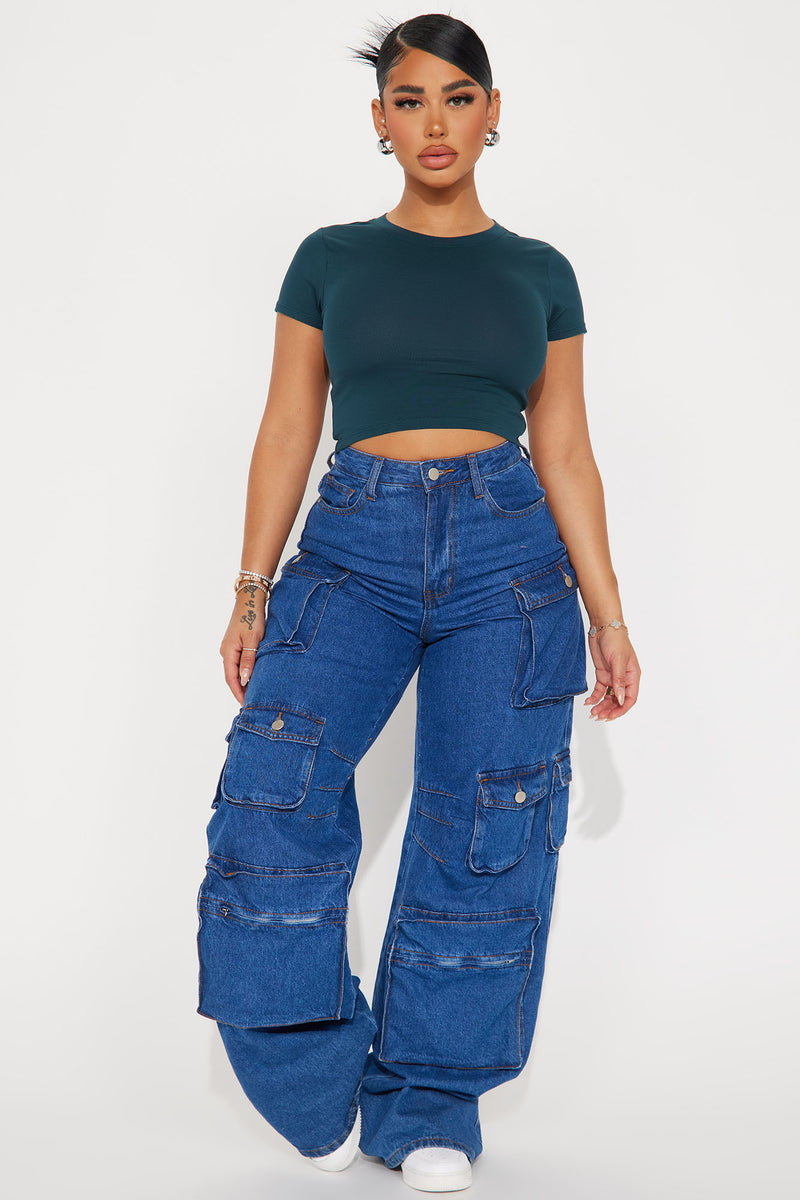Robin Crop Top Teal Fashion Nova Basic Tops And Bodysuits Fashion Nova