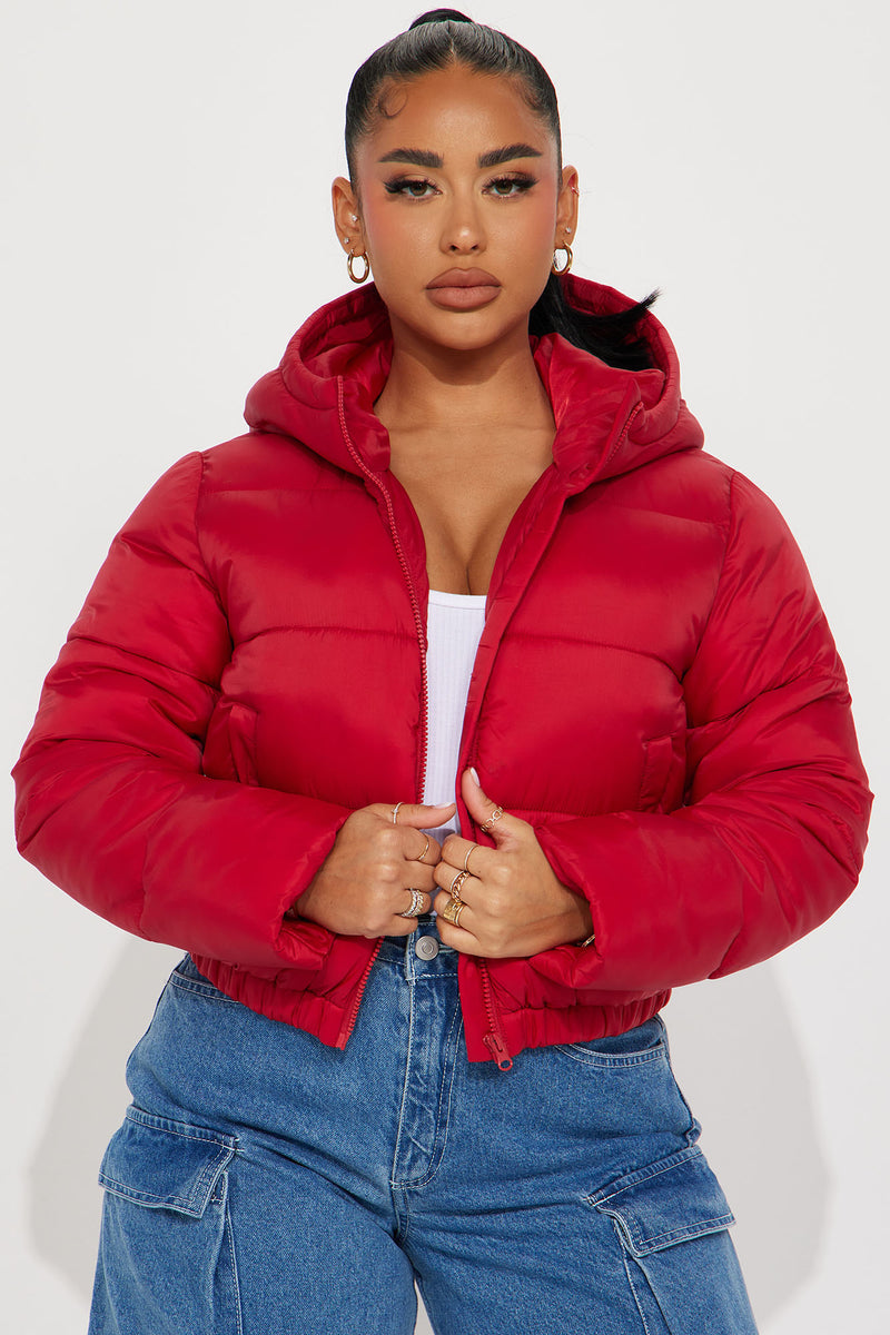 Up And About Puffer Coat - Red | Fashion Nova, Jackets & Coats | Fashion Nova