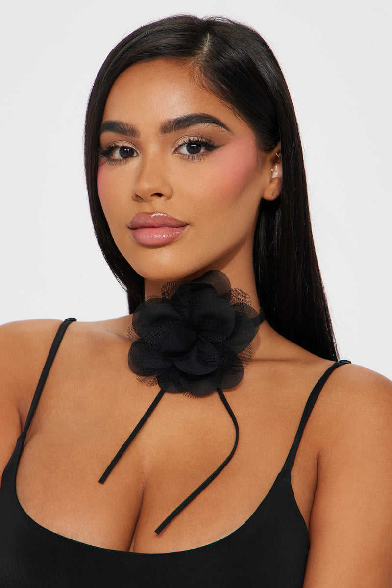 Just Because Of You Necklace Black Fashion Nova Jewelry Fashion Nova