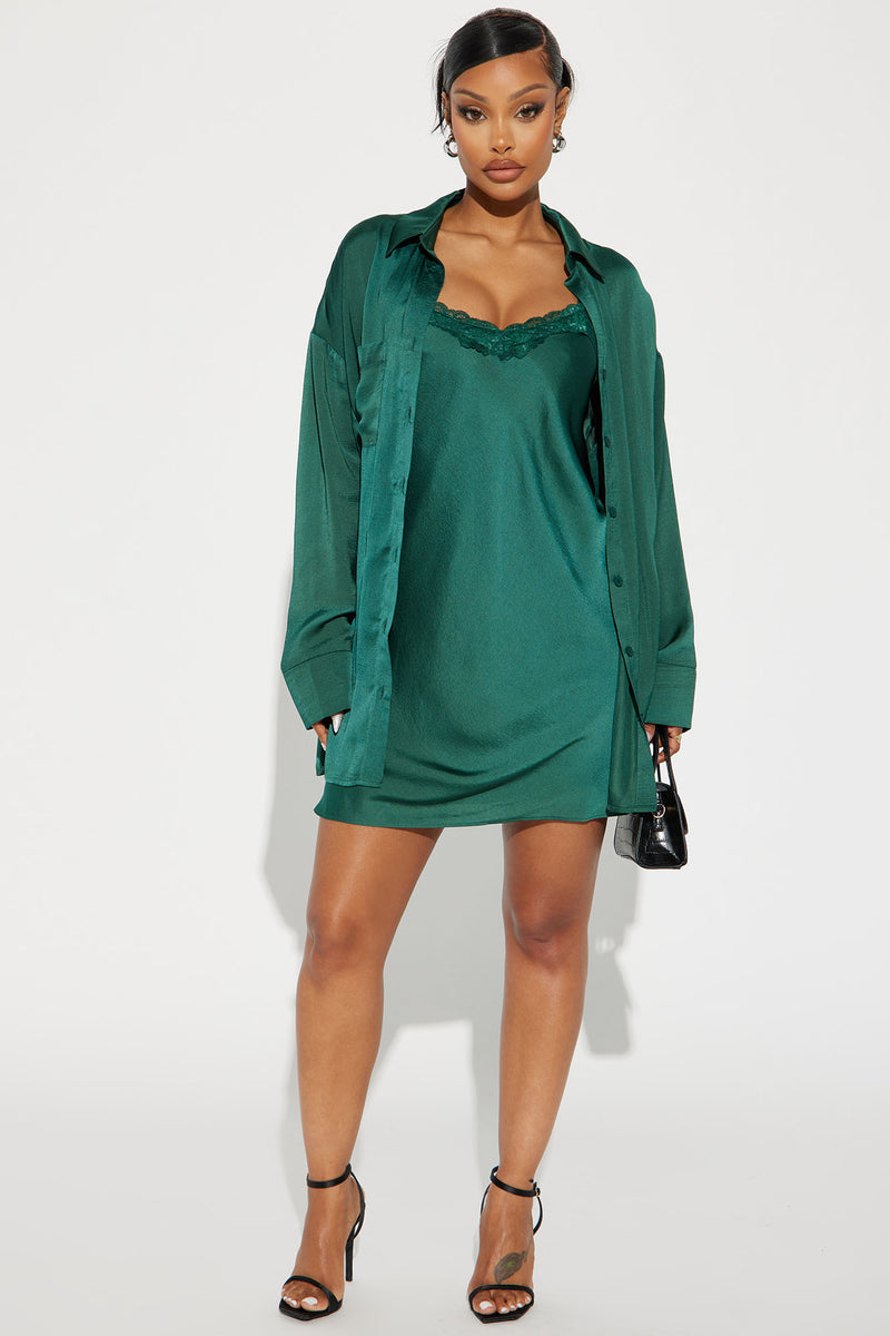 Kyla Mini Dress Set - Hunter | Fashion Nova, Dresses | Fashion Nova