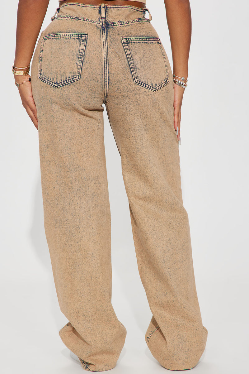 Coffee Break Straight Leg Jeans - Mocha | Fashion Nova, Jeans | Fashion Nova