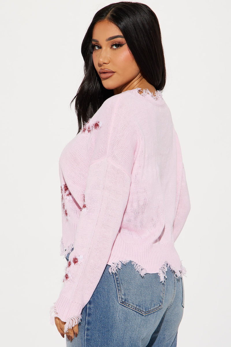 Candy Cane Love Sweater Pinkcombo Fashion Nova Sweaters Fashion