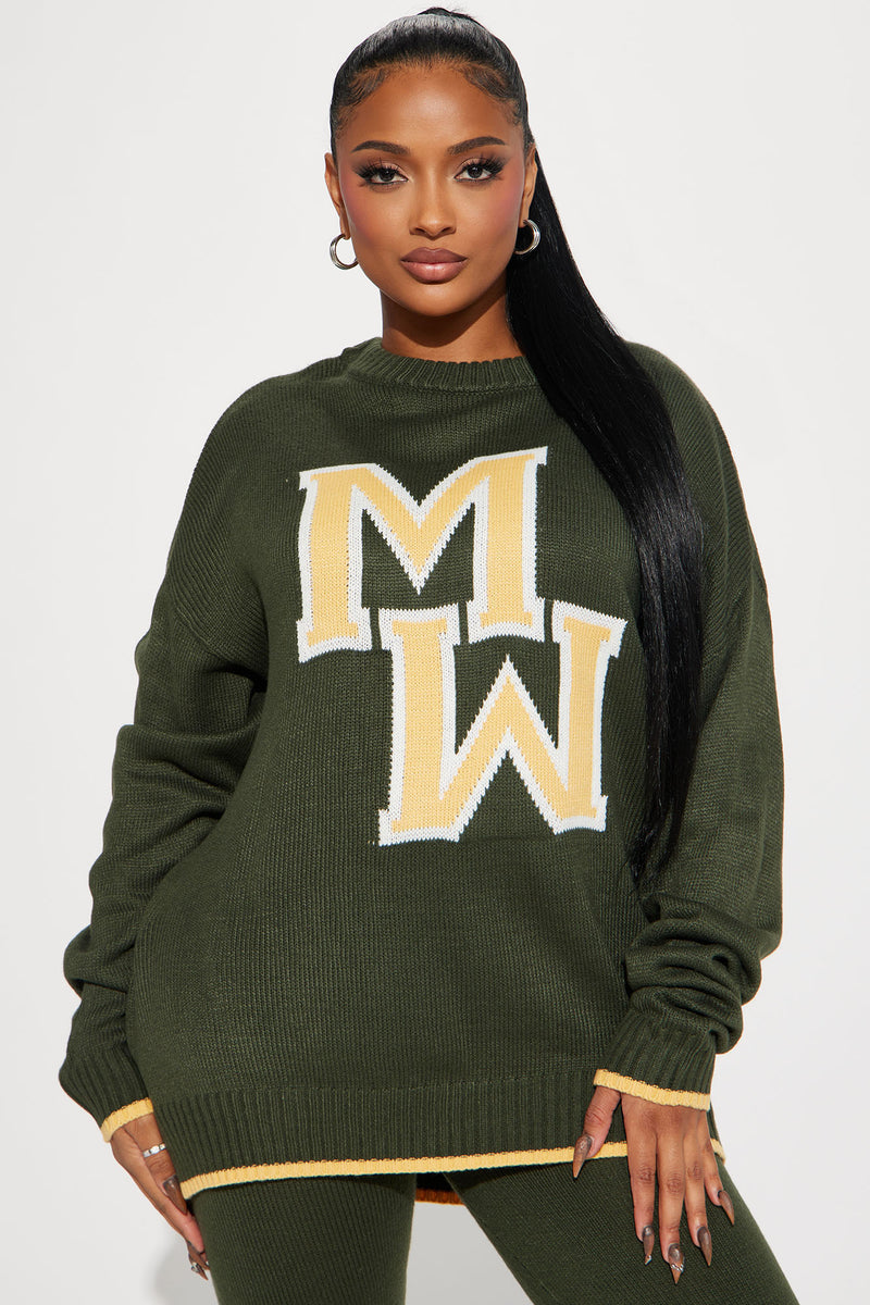 Its My Way Sweater Pant Set Olive Fashion Nova Matching Sets