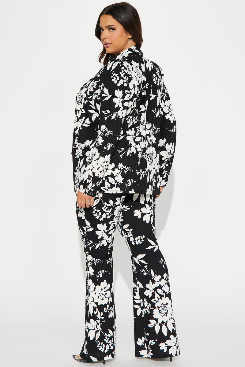 Keep It Modern Blazer Pant Set - Black/combo | Fashion Nova, Matching Sets | Fashion Nova