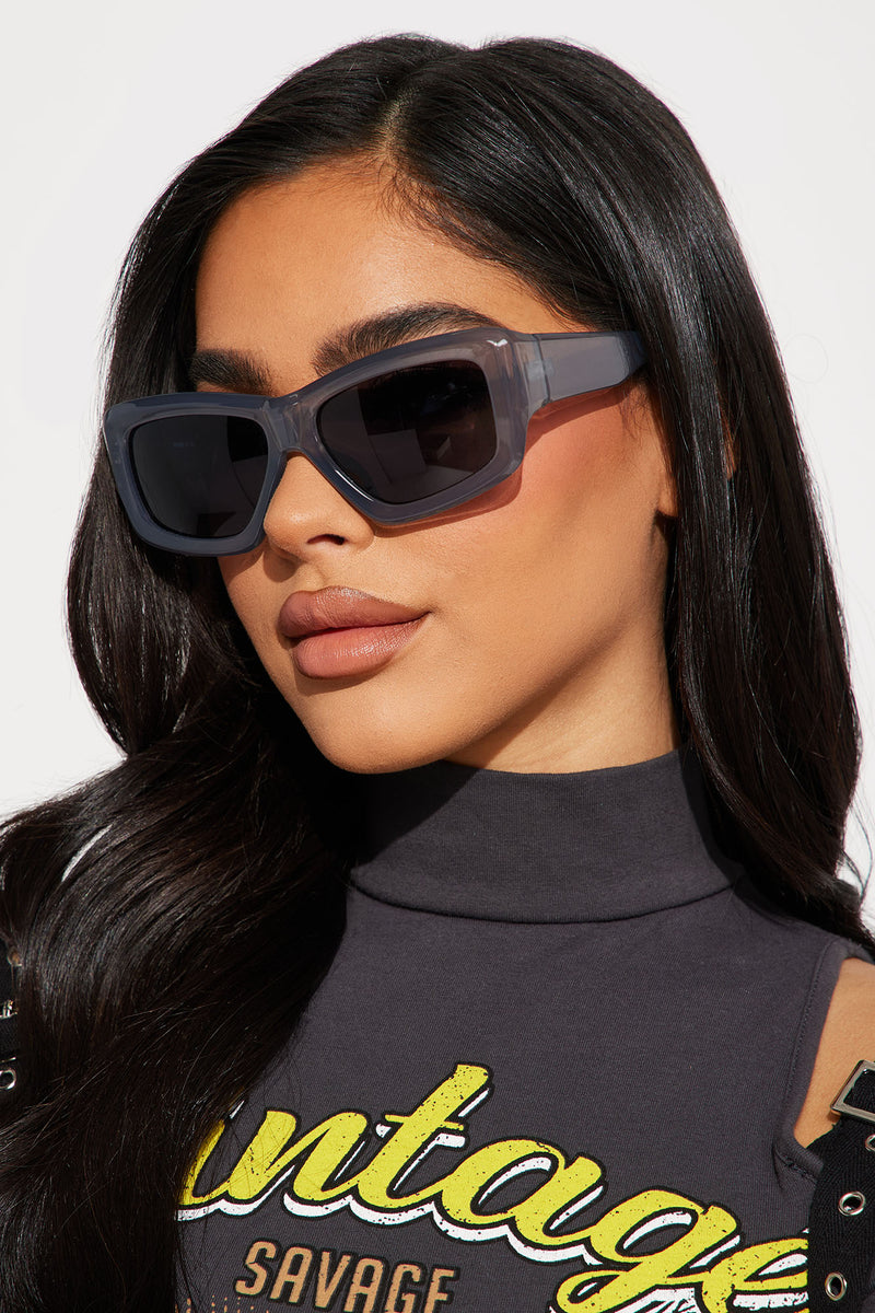 Don't Try Me Sunglasses - Grey | Fashion Nova, Sunglasses | Fashion Nova