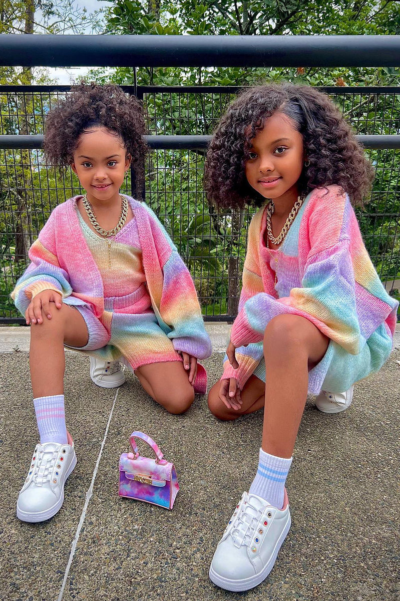 Mini Bling Bling Lace Up Sneakers - White | Fashion Nova, Kids Shoes | Fashion Nova