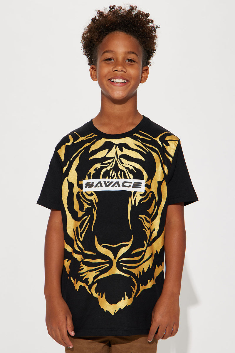 Mini Savage Tiger Tee - Black | Fashion Nova, Kids Tops & T-Shirts | Fashion Nova