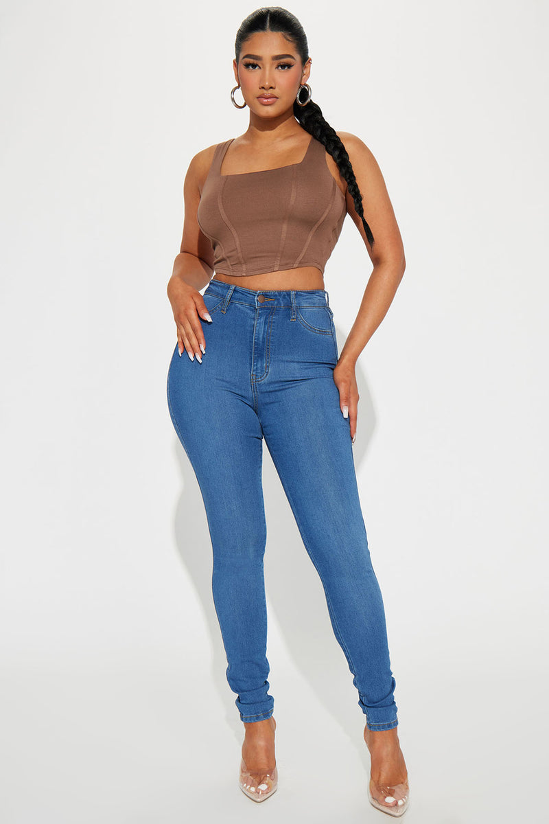 Amanza Corset Top - Chestnut | Fashion Nova, Knit Tops | Fashion Nova