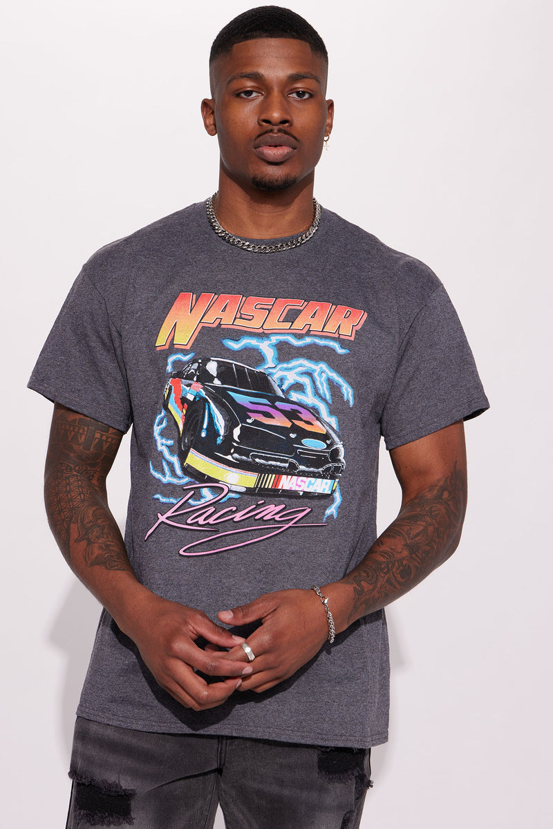 Nascar Daytona 500 Short Sleeve Tee - Charcoal | Fashion Nova, Mens Graphic Tees | Fashion Nova