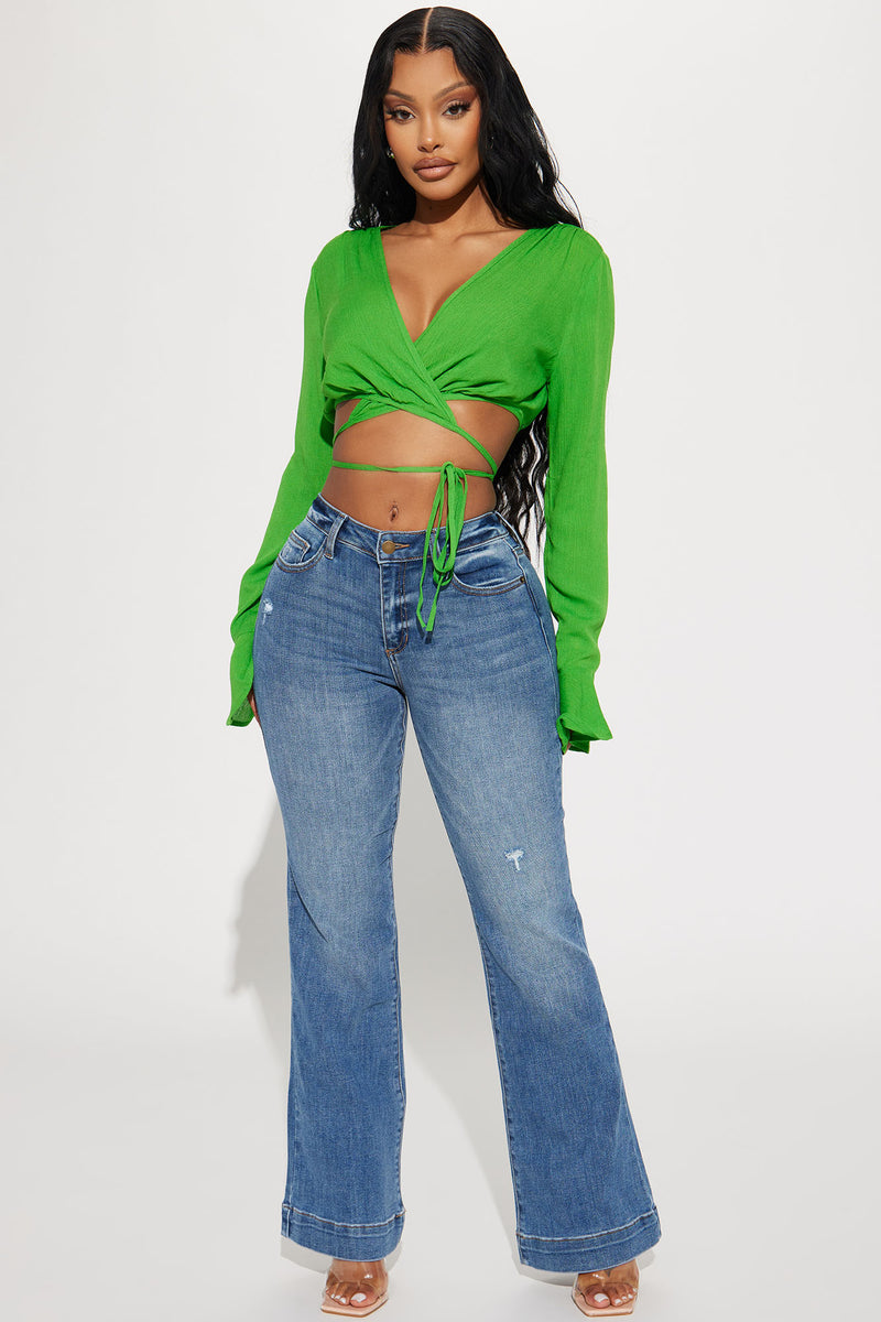 Into You Stretch Bootcut Jean Medium Wash Fashion Nova Jeans
