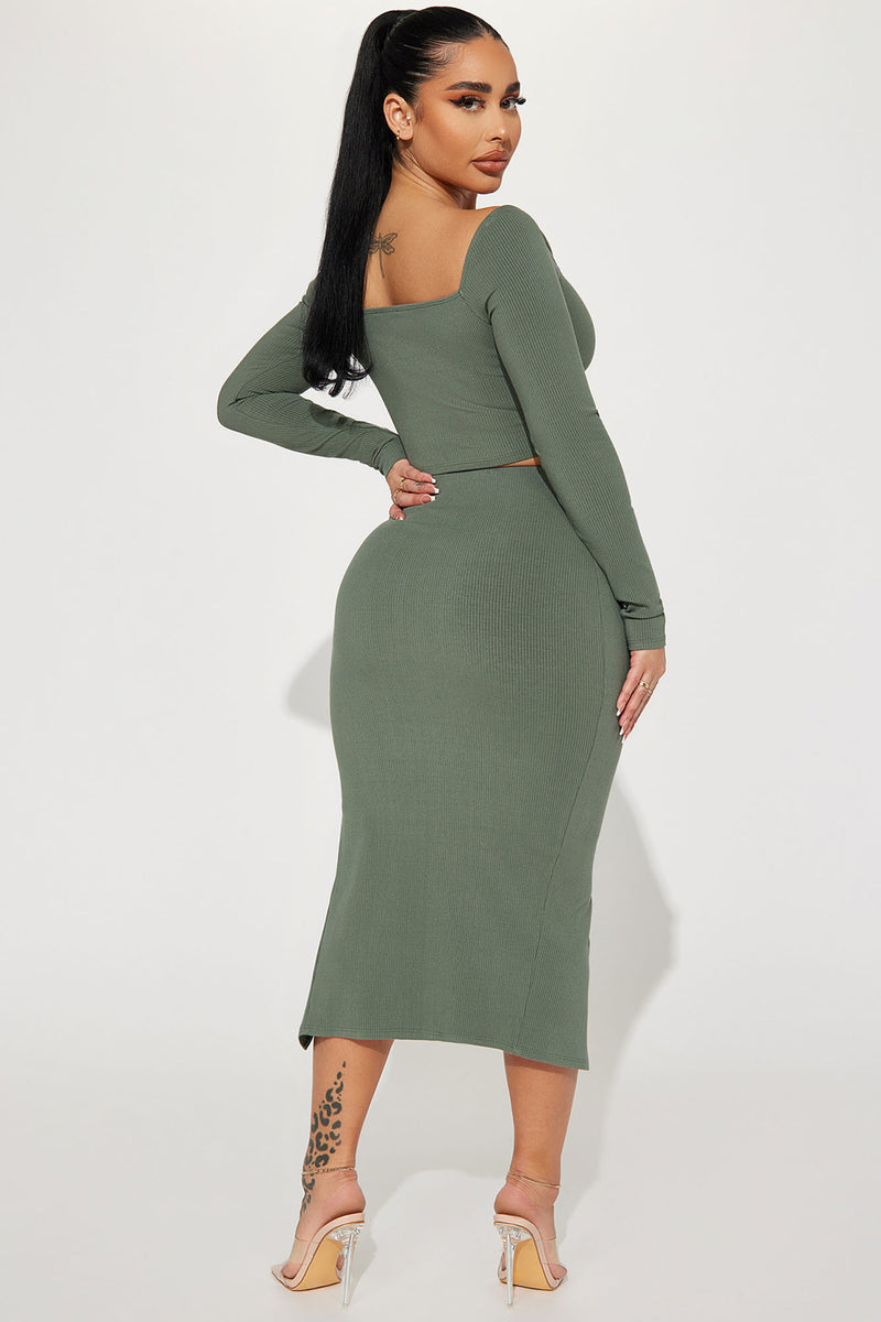 Selene Snatched Skirt Set - Olive 2 | Fashion Nova, Matching Sets | Fashion Nova