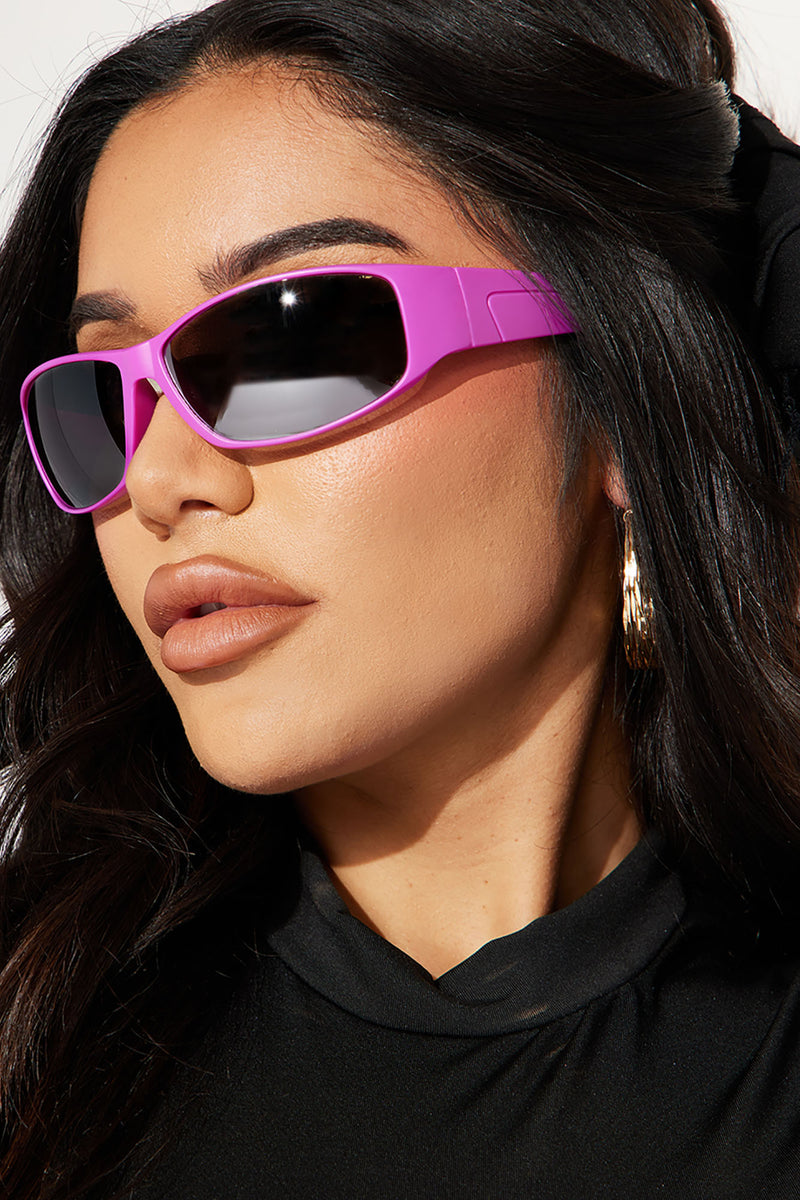 Just Girly Things Sunglasses Hot Pink Fashion Nova Sunglasses