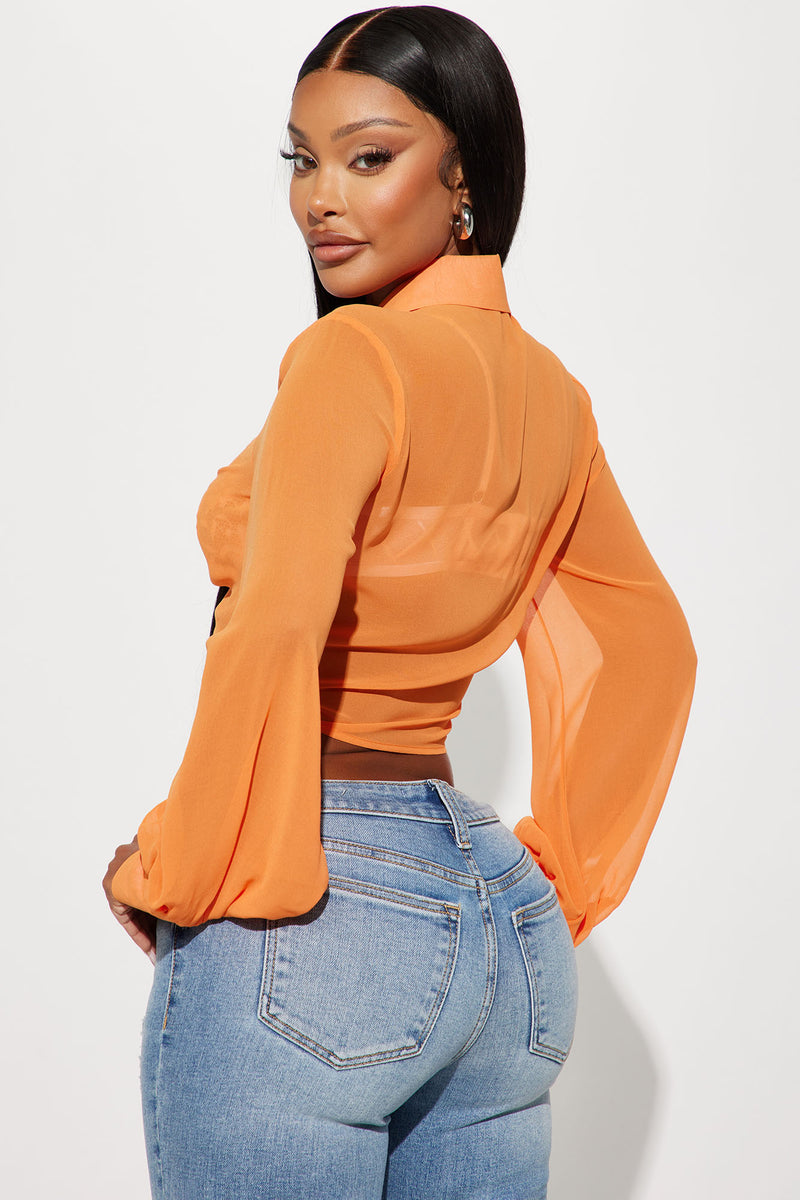 Bright And Bold Top - Orange | Fashion Nova, Shirts & Blouses | Fashion Nova
