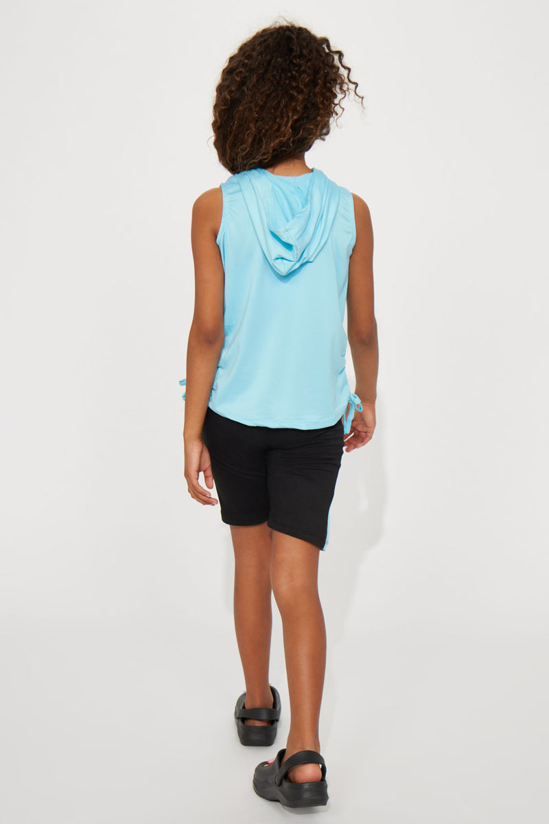 Mini Bossy Queen Knit Biker Short Set - Aqua | Fashion Nova, Kids Sets | Fashion Nova