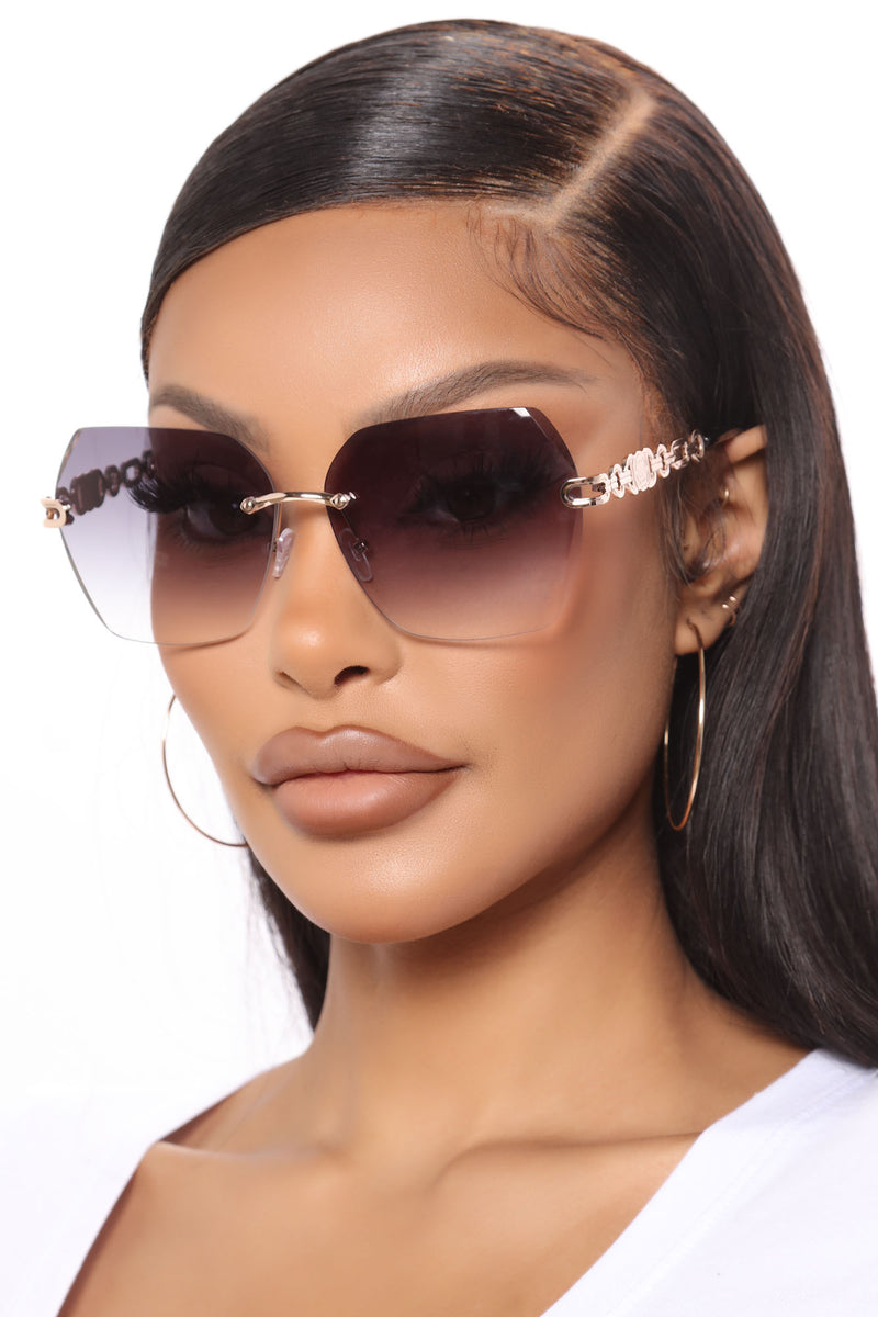Not Your Business Sunglasses Black Fashion Nova Sunglasses