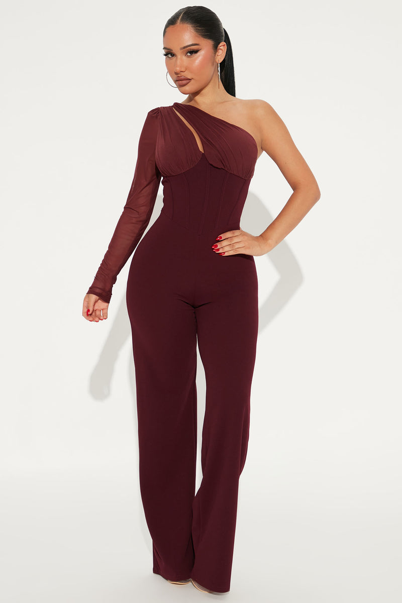 One Love Jumpsuit Plum Fashion Nova Jumpsuits Fashion Nova