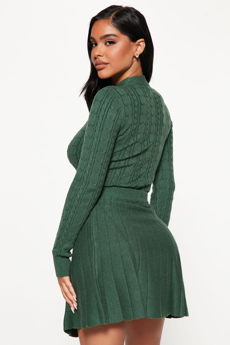 Selene Sweater Skirt Set - Hunter | Fashion Nova, Matching Sets | Fashion Nova