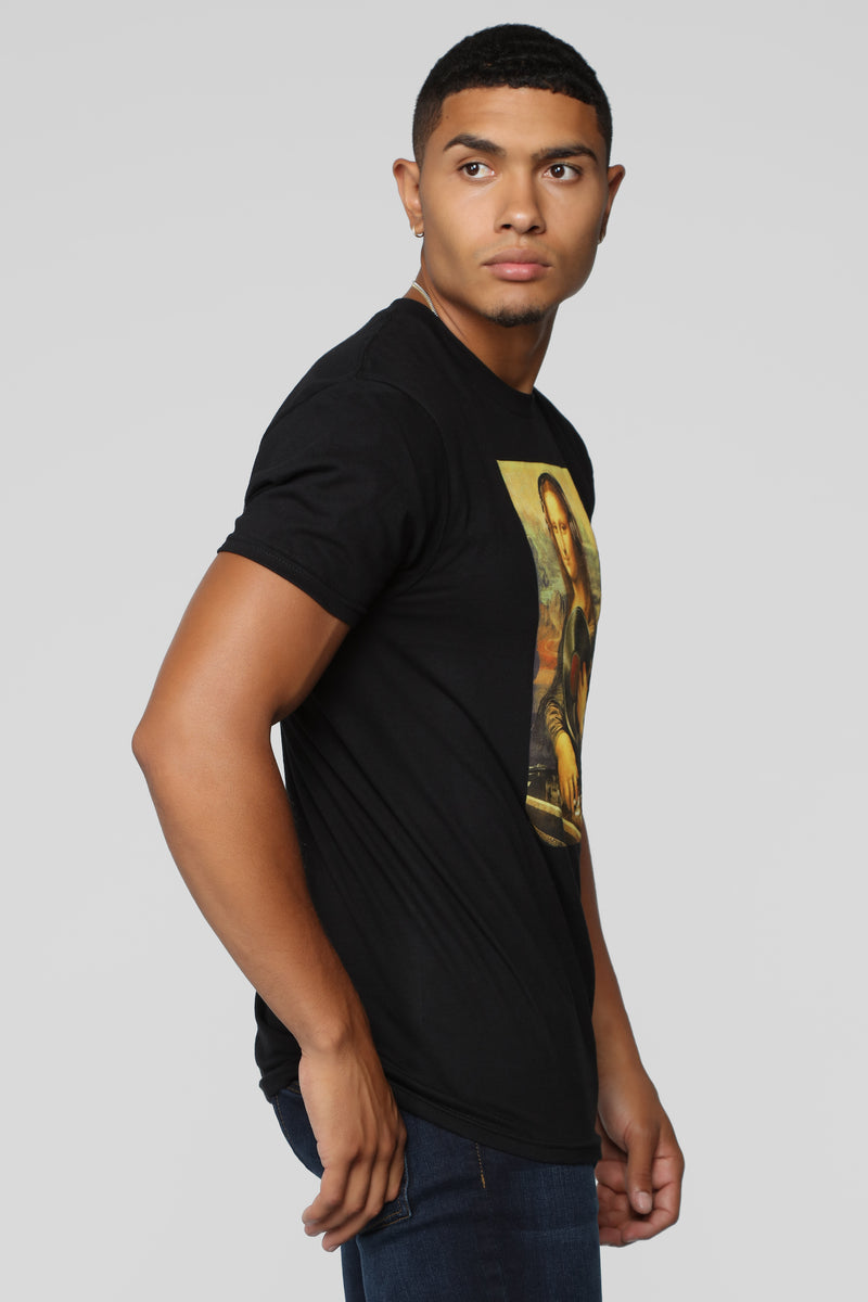 Mona Tee - Black | Fashion Nova, Mens Graphic Tees | Fashion Nova