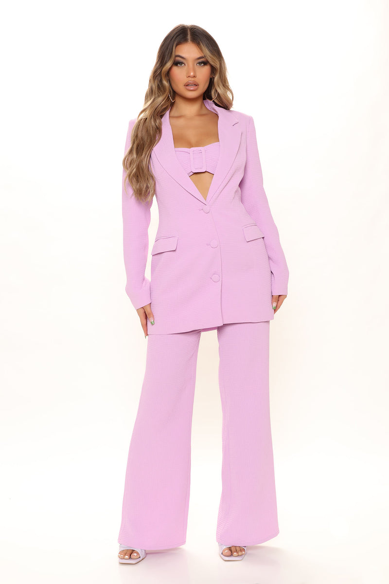 Lilliane 3 Piece Blazer Set - Lilac | Fashion Nova, Matching Sets | Fashion Nova