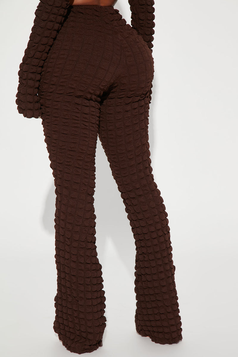 Cloud Nine Flare Pant - Chocolate | Fashion Nova, Pants | Fashion Nova