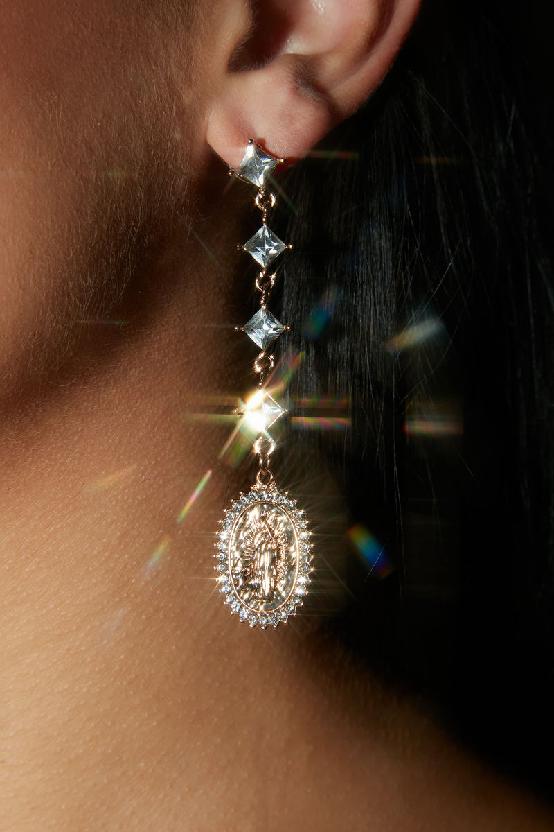 Keep You In My Prayers Earrings - Gold | Fashion Nova, Jewelry | Fashion Nova