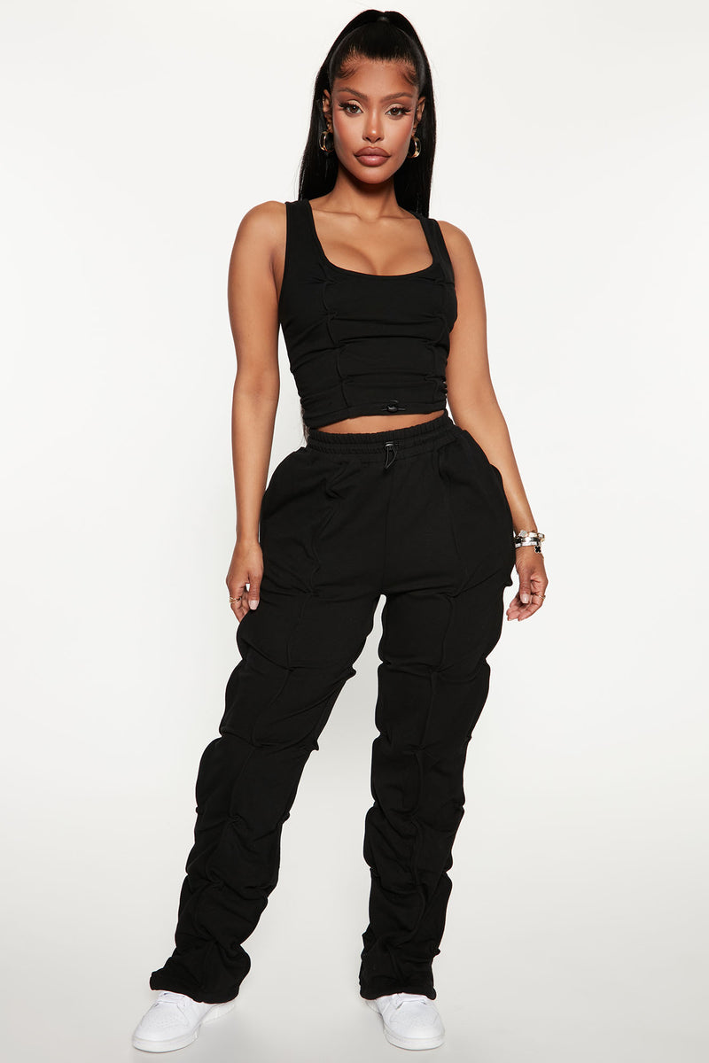 Same Attraction Pant Set - Black | Fashion Nova, Matching Sets | Fashion Nova