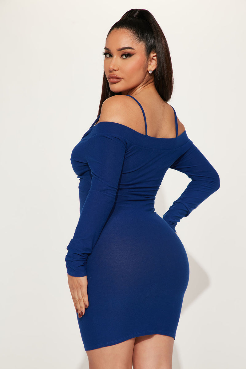 Eliza Mini Dress Blue Fashion Nova Dresses Fashion Nova