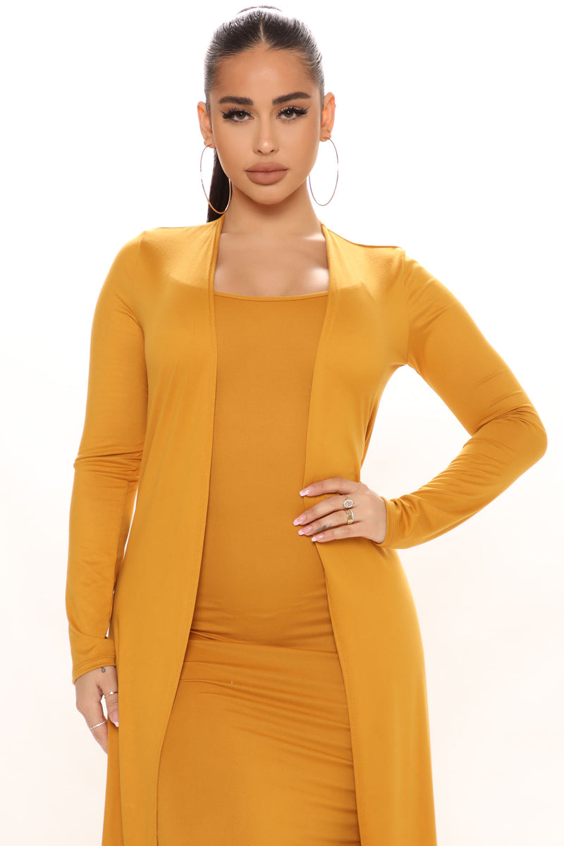 Lizabeth Midi Dress Set Mustard Fashion Nova Dresses Fashion Nova