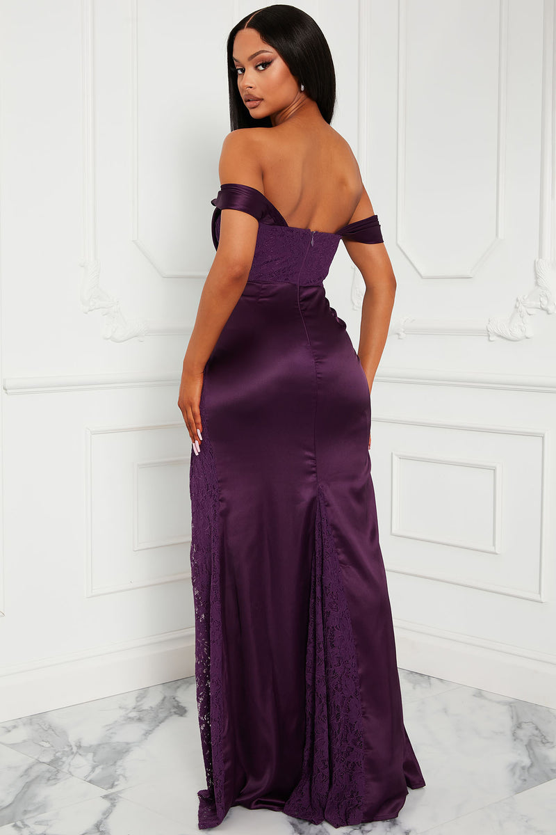 Down The Aisle Satin Maxi Dress - Purple | Fashion Nova, Dresses | Fashion Nova